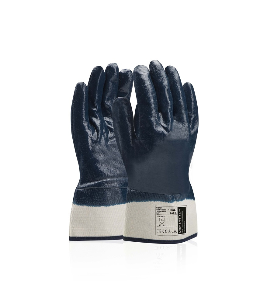 RĘKAWICE ROBOCZE POWLEKANE NITRYLEM SIDNEY A4003 ARDON